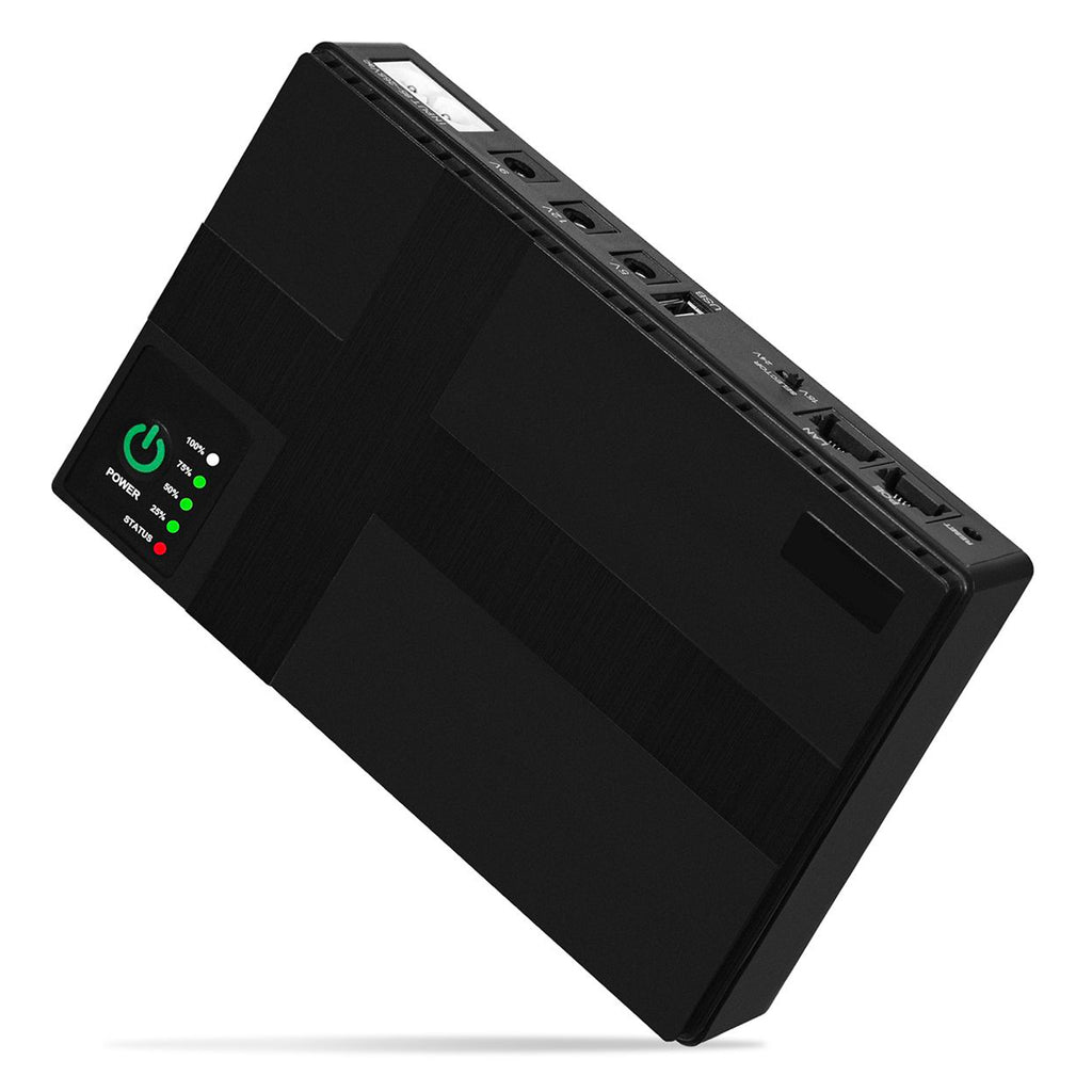 Mini DC UPS Multifunctional Portable Power Backup 10400mah for Wifi Ro ...