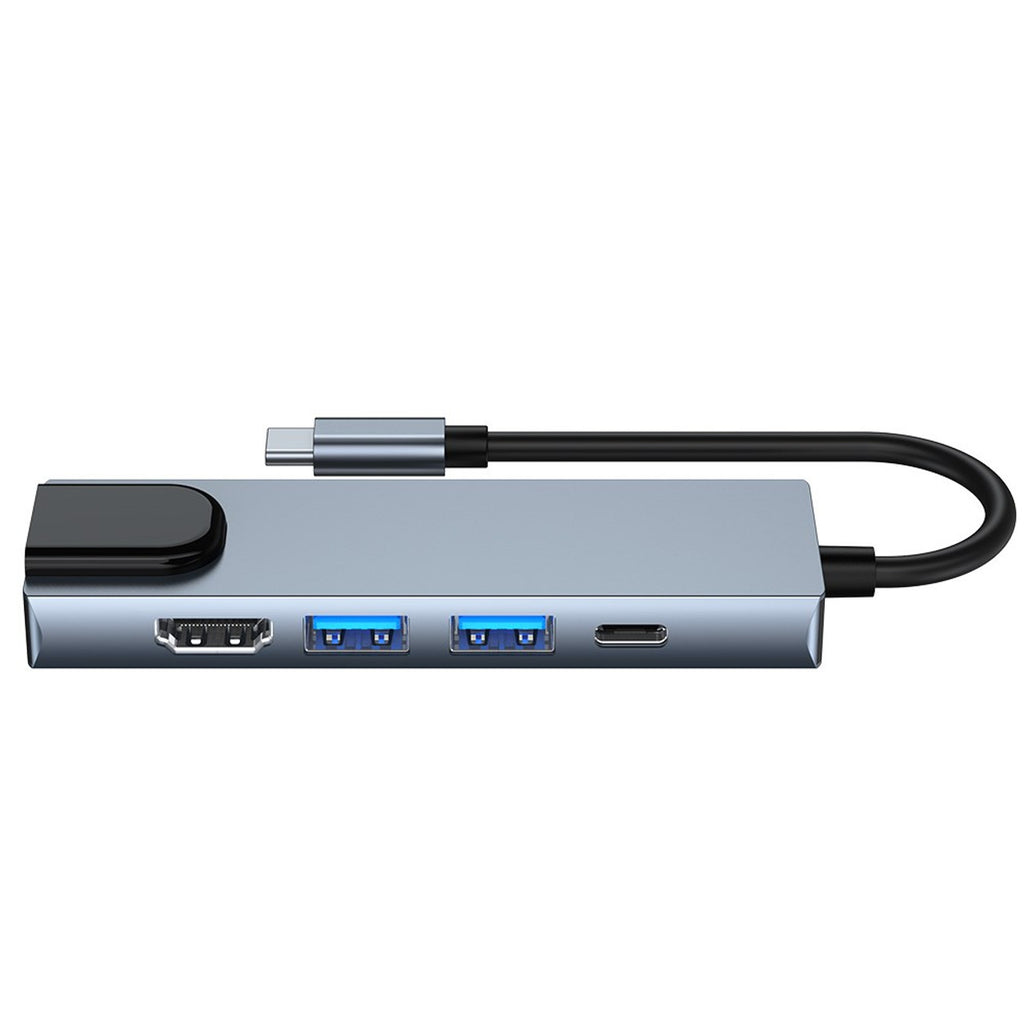 Docking Station Portable USB-C Hub 5-in-1 Adapter Multi-Port Converter ...